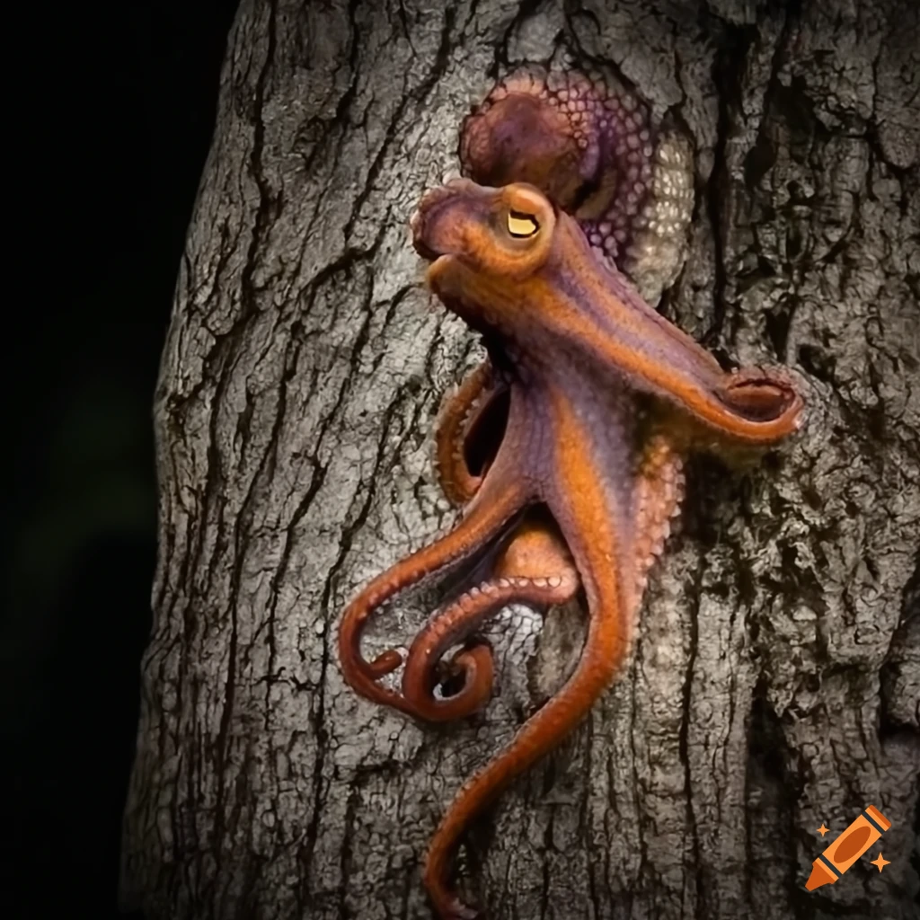 Tree octopus on Craiyon