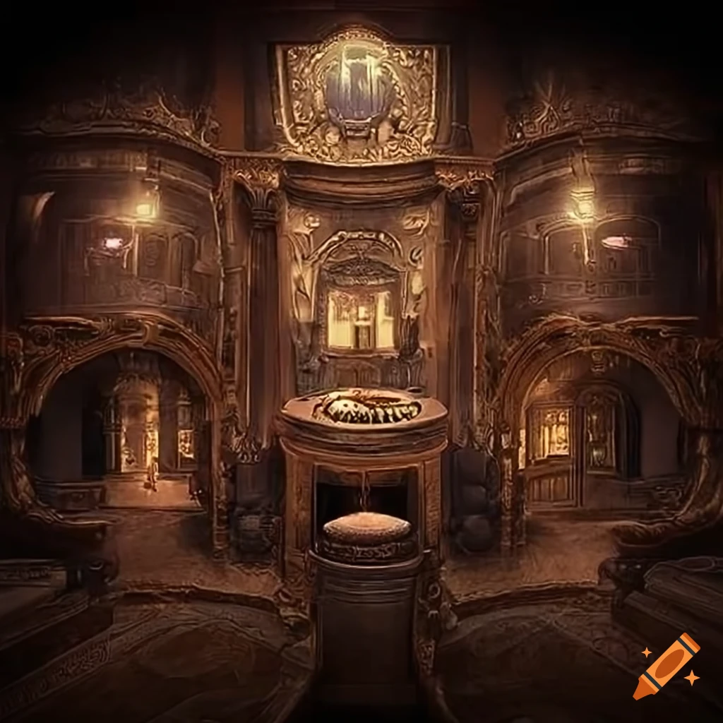 Majestic fantasy laboratory with historic luxury vibes on Craiyon