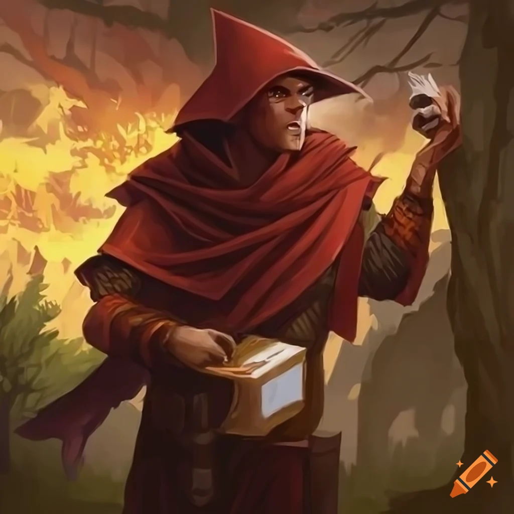 Illustration of postmaster delivering mail in countryside from TCG ...