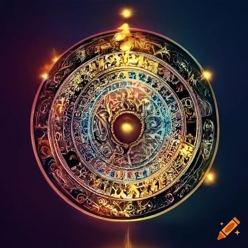 Magic circle for expanding wealth and gold on Craiyon