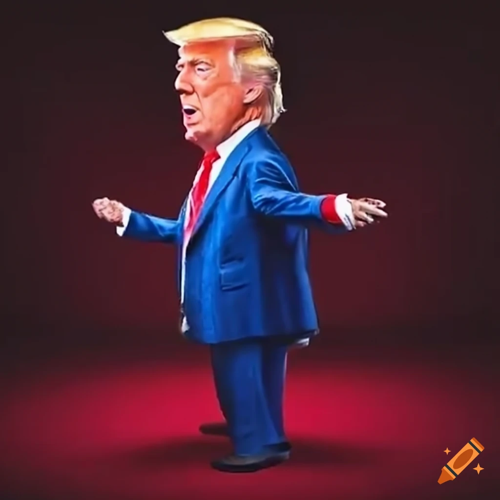 Donald trump dancing to the stanky leg on Craiyon