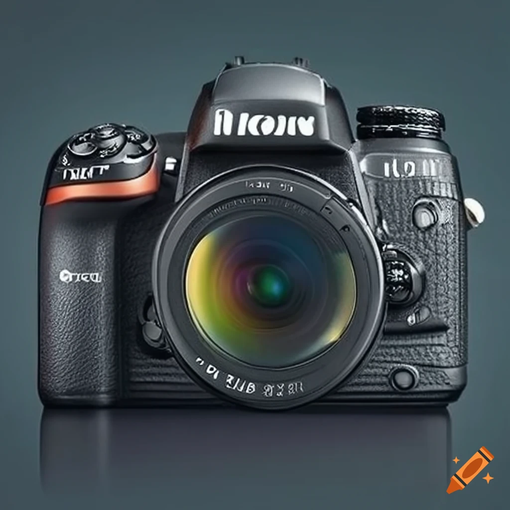 Nikon dslr camera on Craiyon