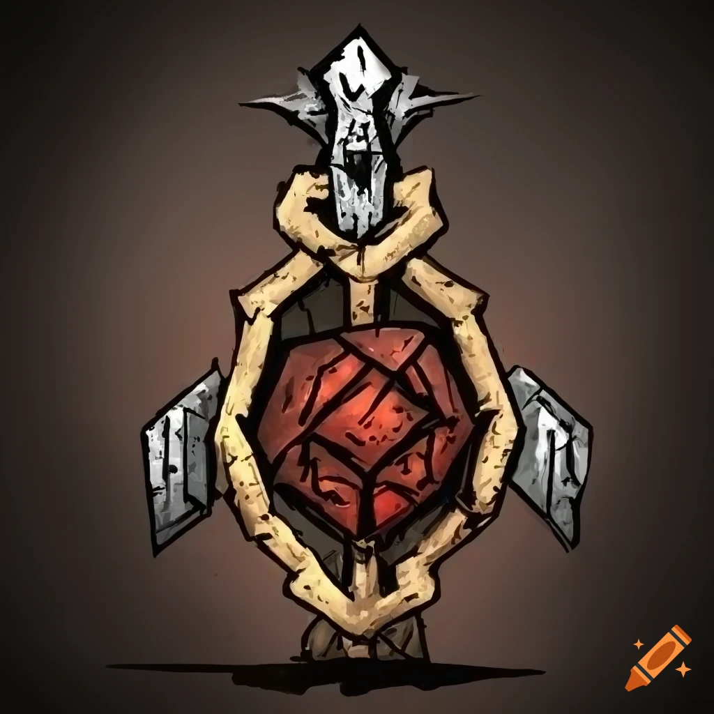 Detailed protection ward talisman against dark forces in Darkest ...