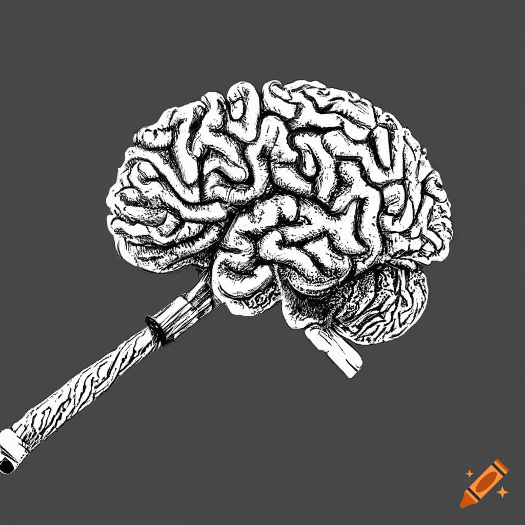 Wand brain bleeding on Craiyon