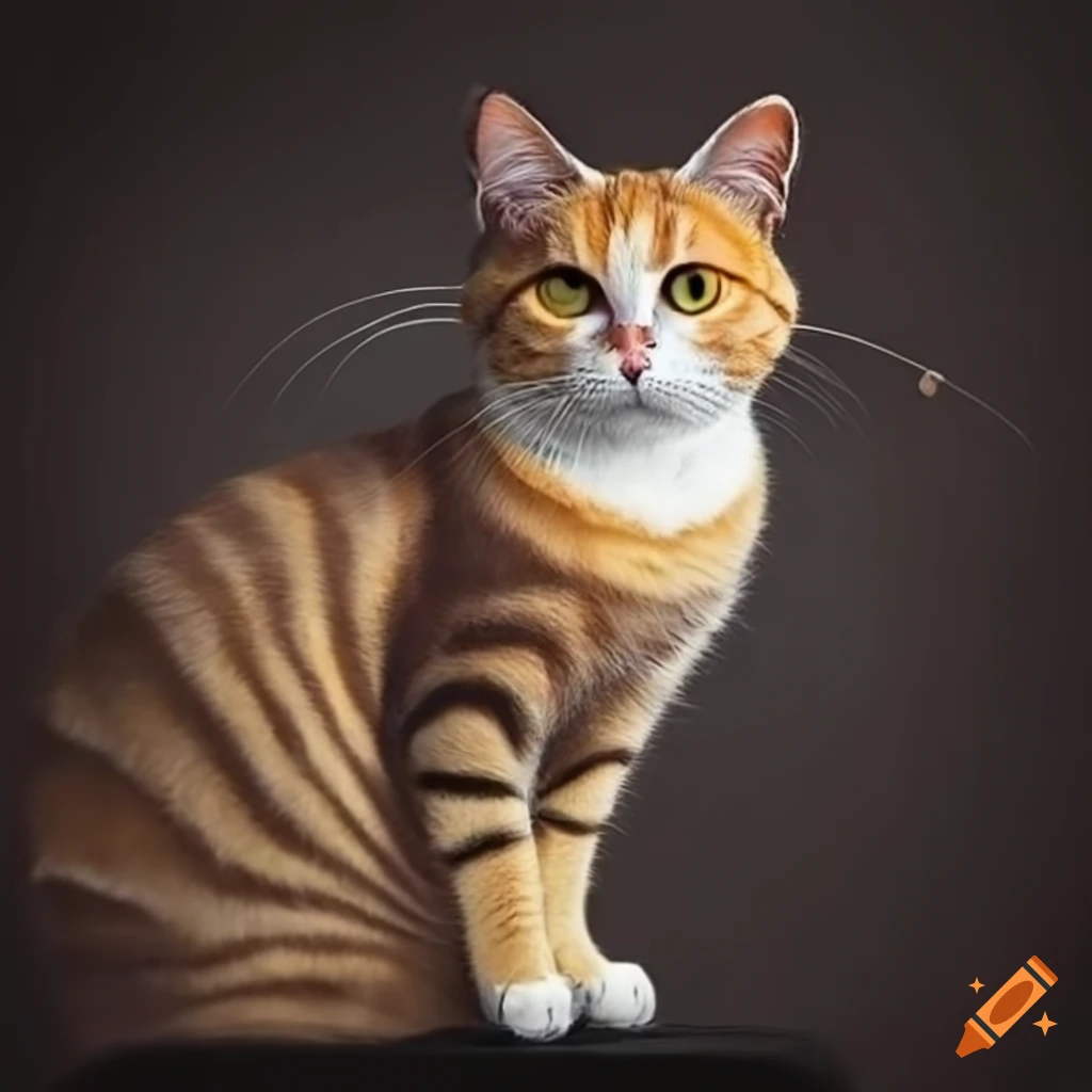 Realistic cat on Craiyon