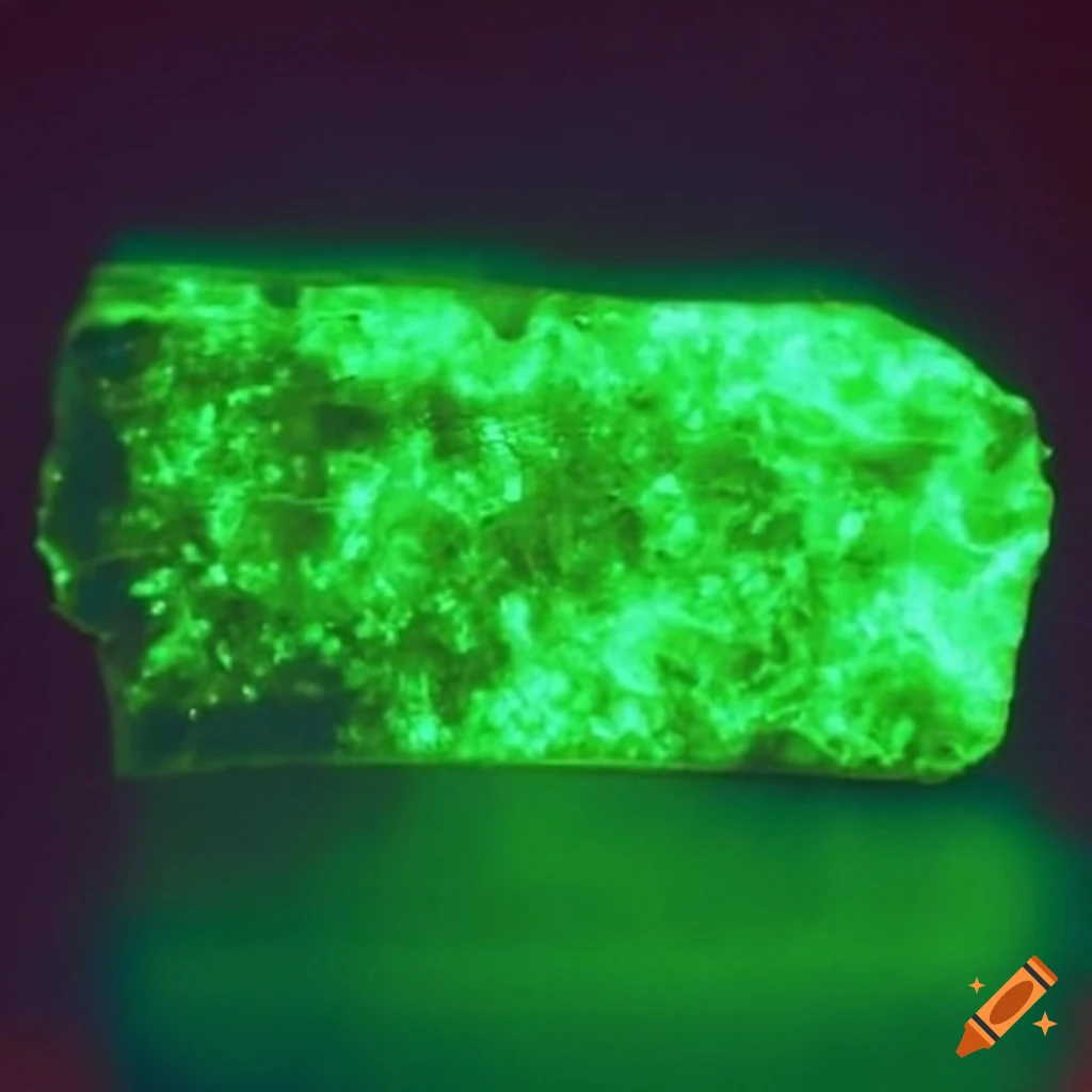 Glowing uranium 235 bar on Craiyon