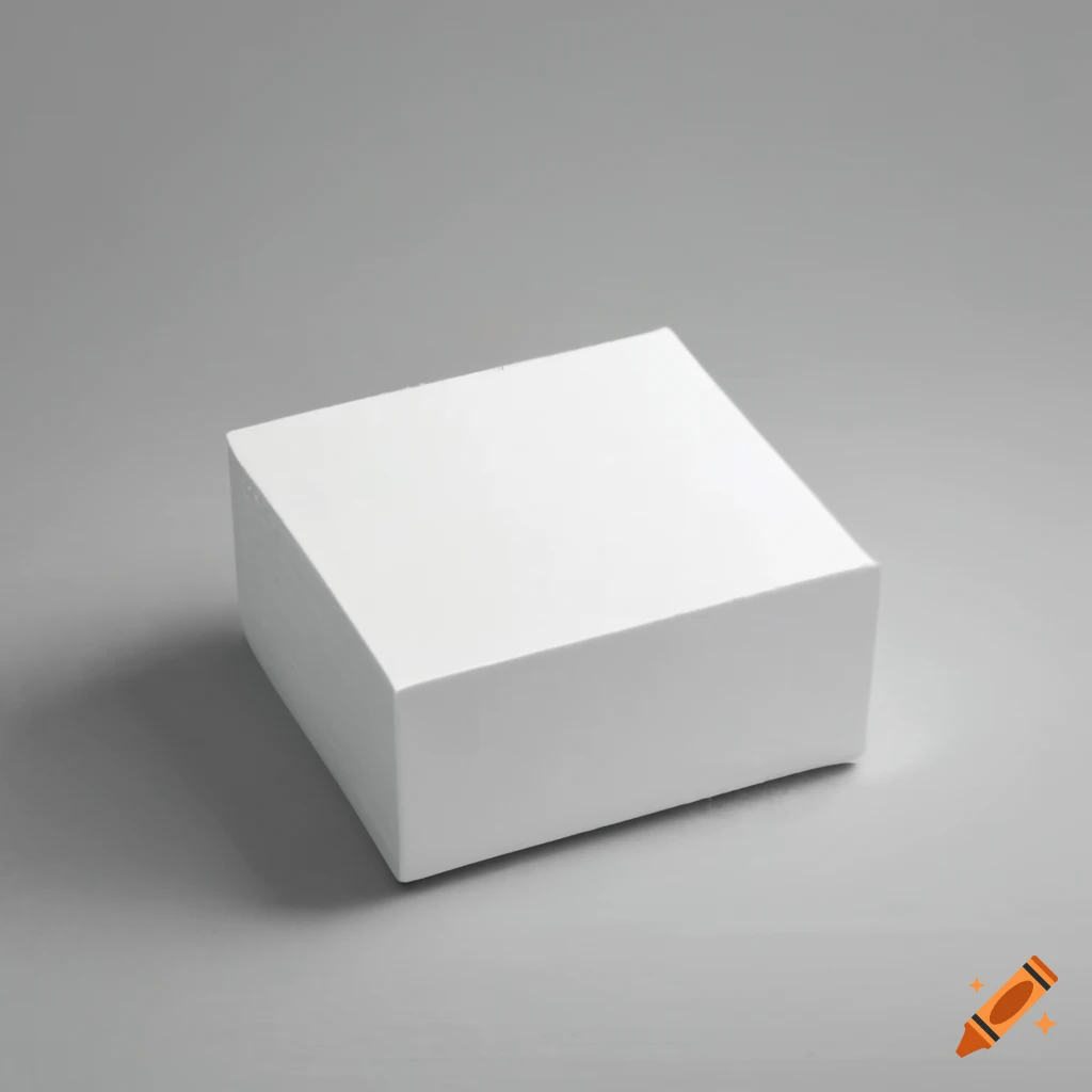 Simple white rectangle box on Craiyon