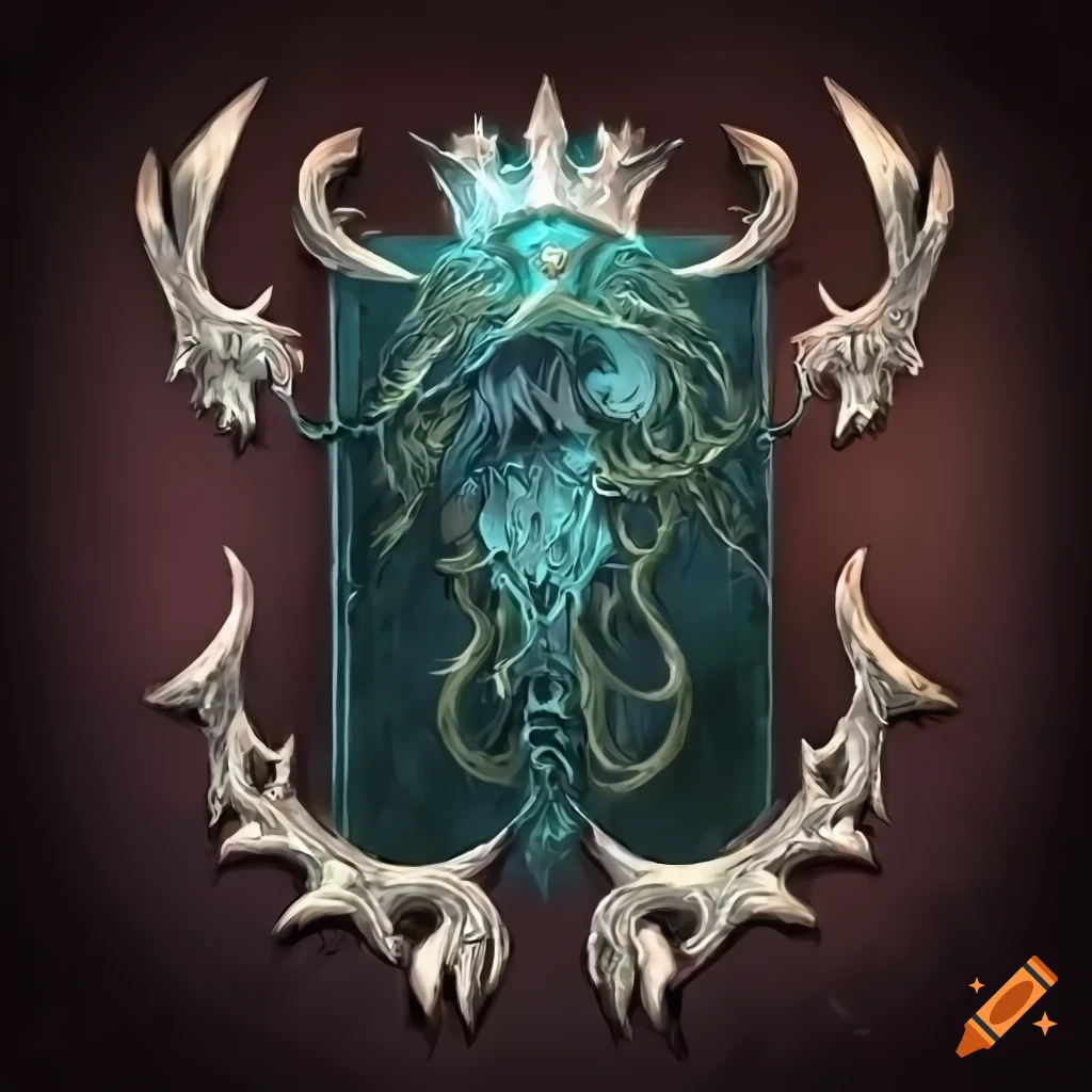Coat of arms of lord neverember of neverwinter with a dark fantasy ...