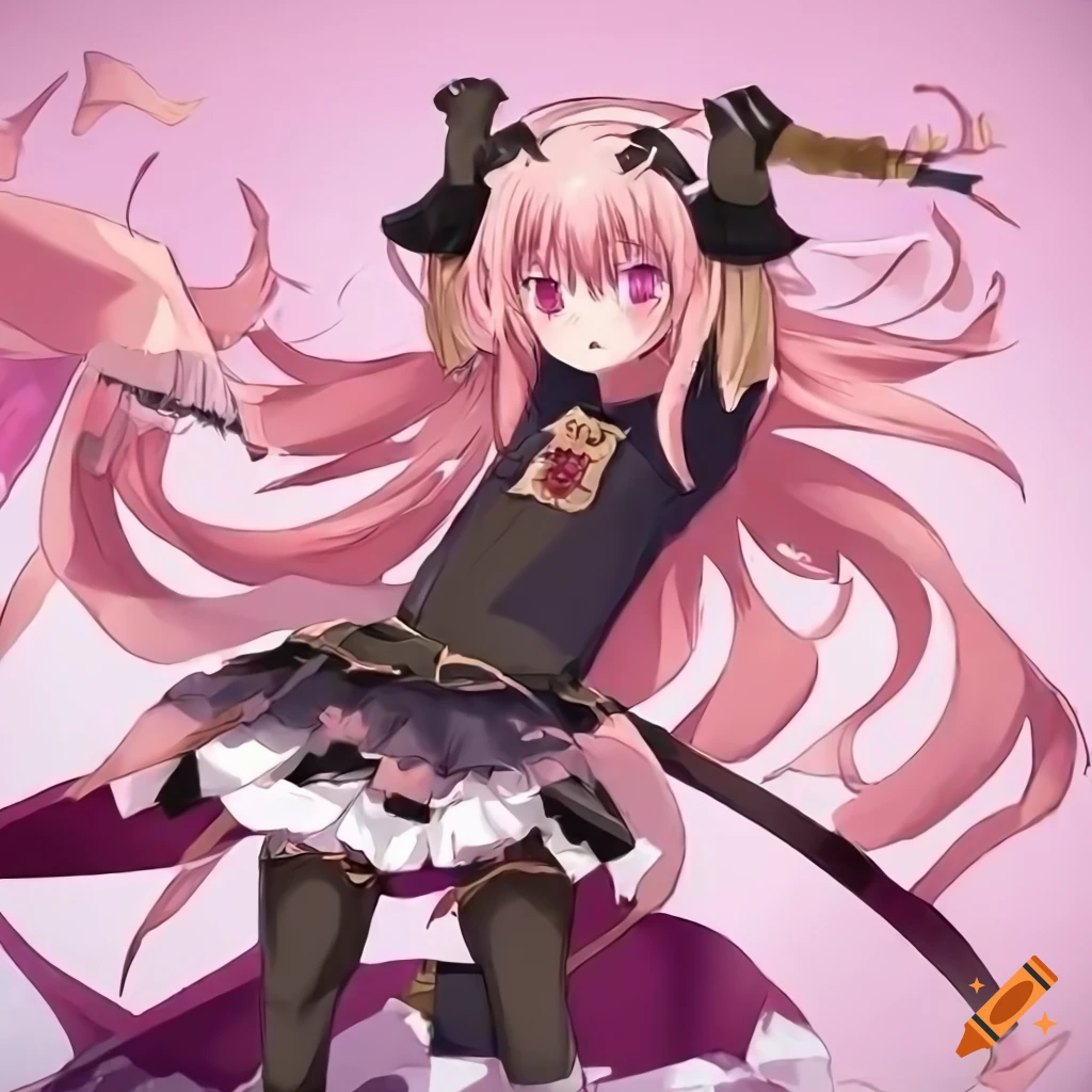 Astolfo full-length portrait in anime style on Craiyon