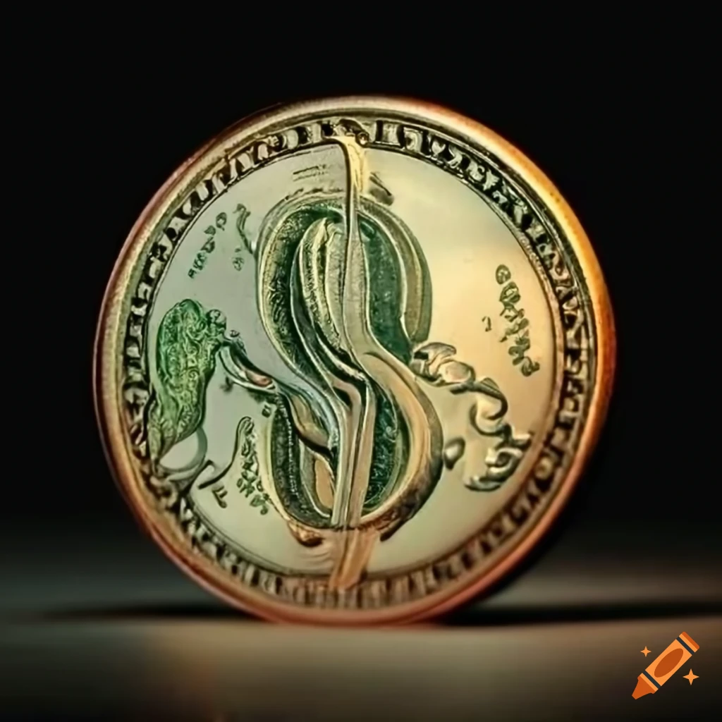 Dollar coin on Craiyon