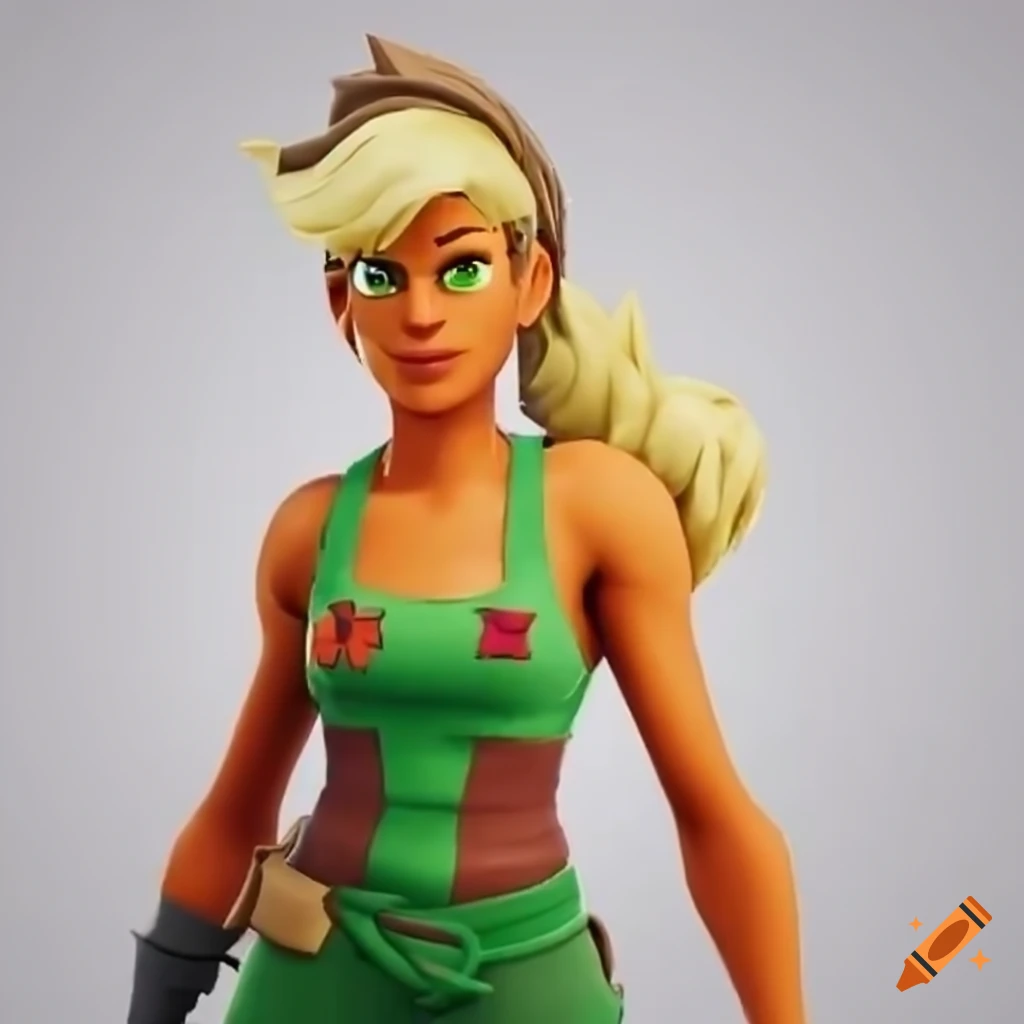 Fortnite character applejack on Craiyon
