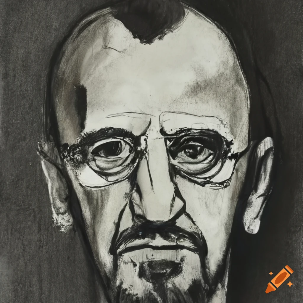 Facial sketch portrait of ringo starr in the 1950s in high definition ...