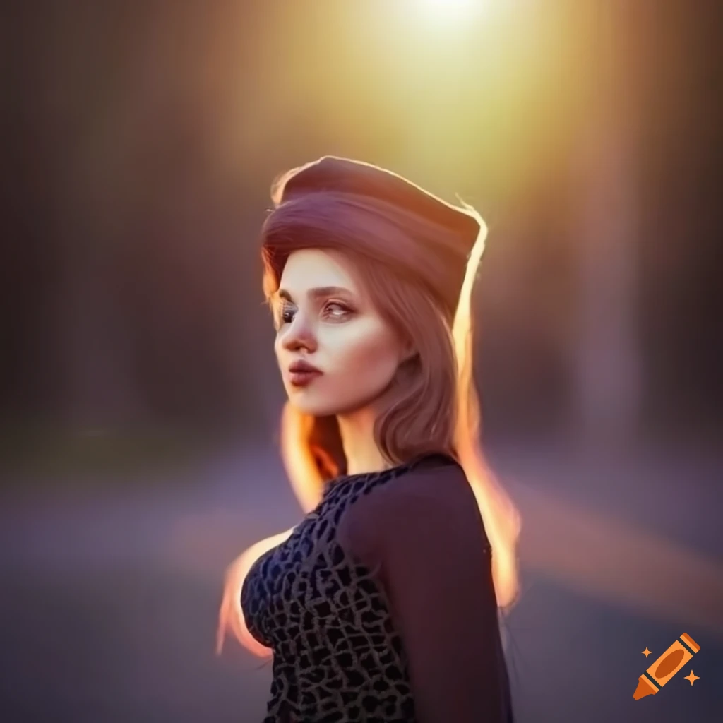 Portrait of a pretty young woman named kasady voss on Craiyon