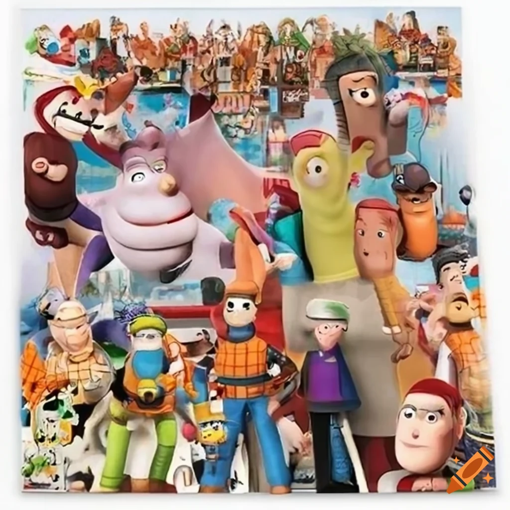 Disney Pixar DreamWorks Aardman Toy Story 5 with Naruto and Walter ...