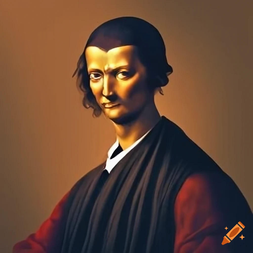 Machiavelli portrait on Craiyon
