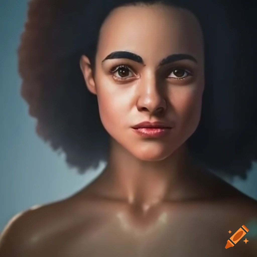 Nathalie Emmanuel as Missandei portrait on Craiyon