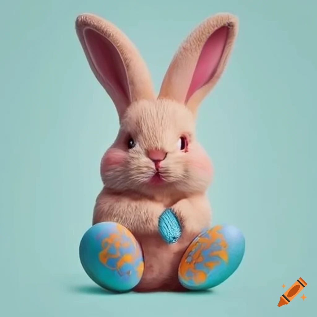 Easter bunny on Craiyon