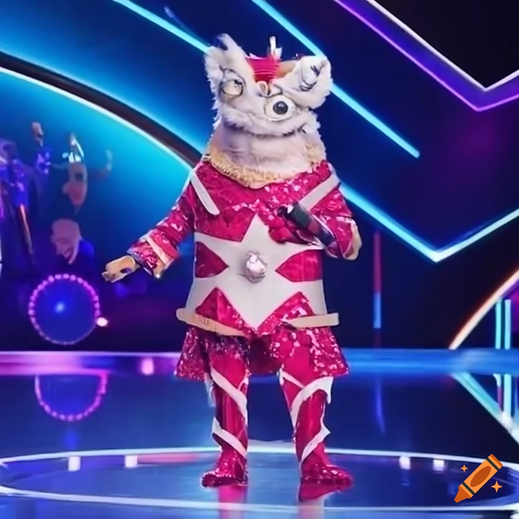 Cia costume on the masked singer on Craiyon