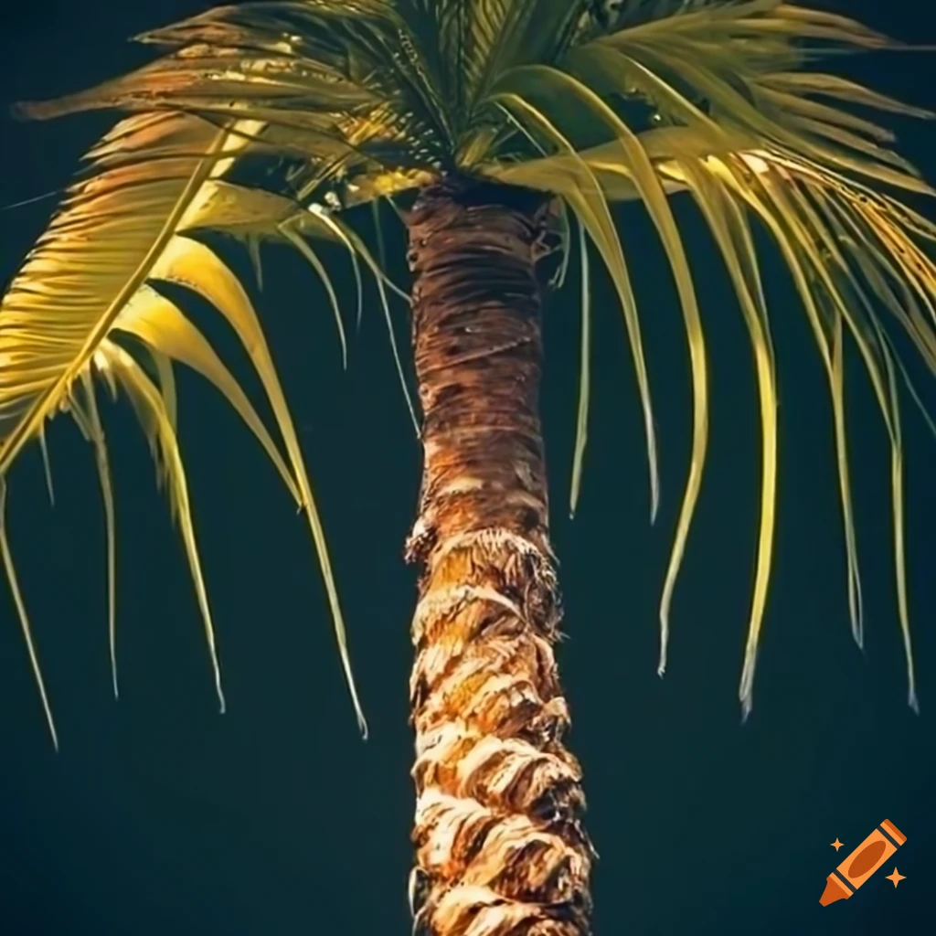 Palm tree branch on Craiyon