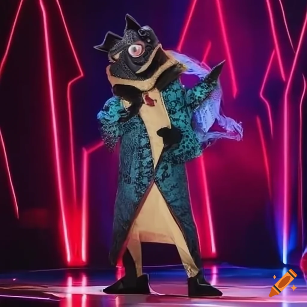 Cia costume on the masked singer on Craiyon