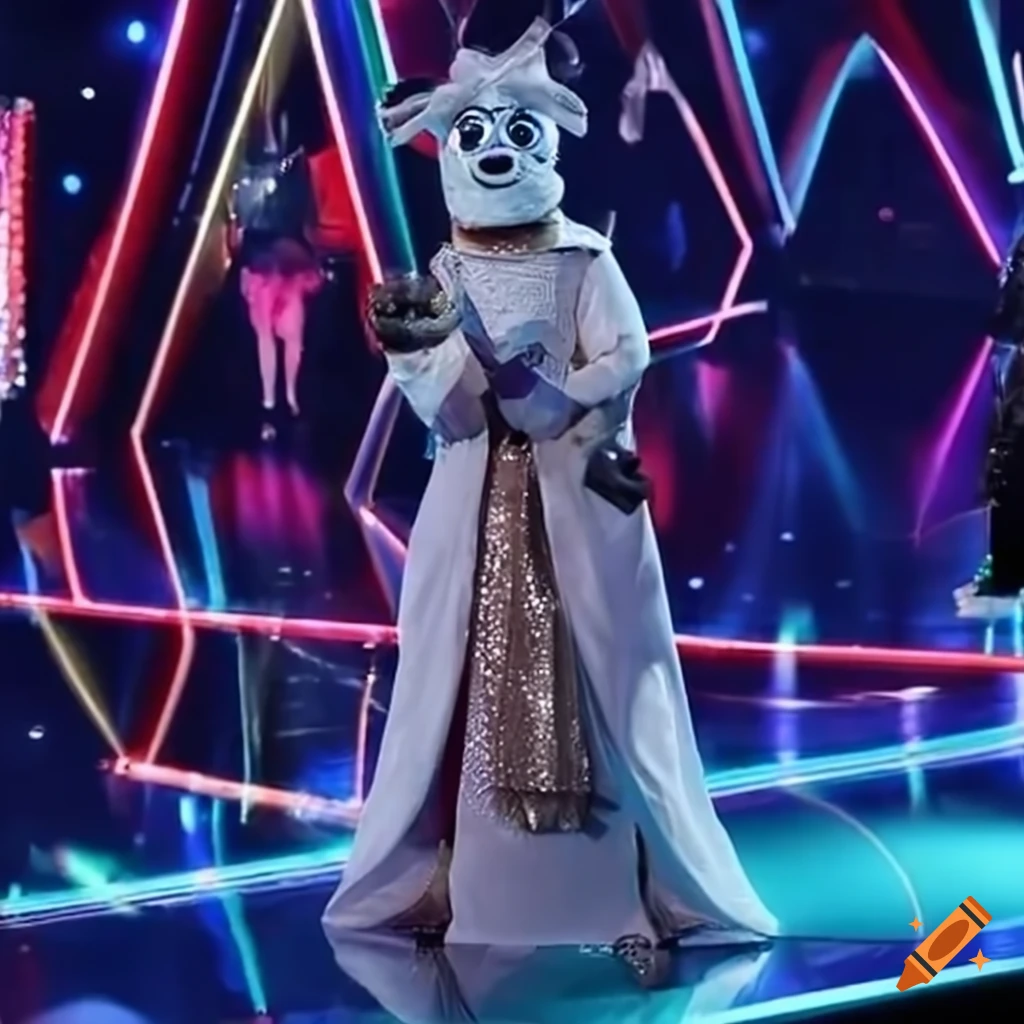 Cia costume on the masked singer on Craiyon