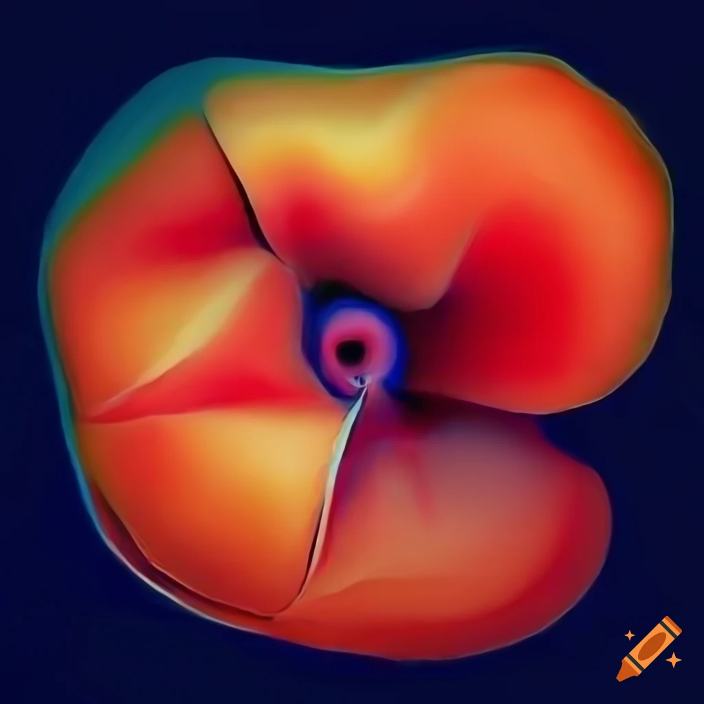 Poppy Generative AI art illustration by Bethsyfr with bright surrealism and minimalism on Craiyon