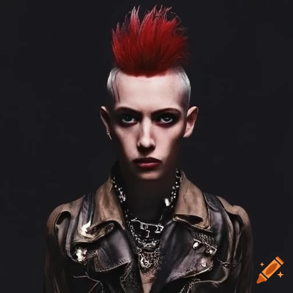 Punk style on Craiyon