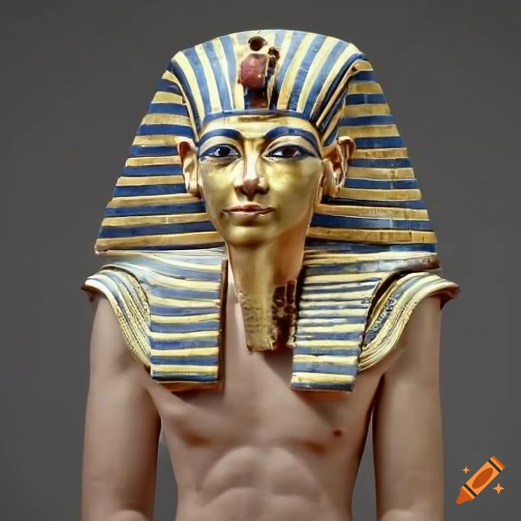 Egyptian pharaoh with five arms on Craiyon