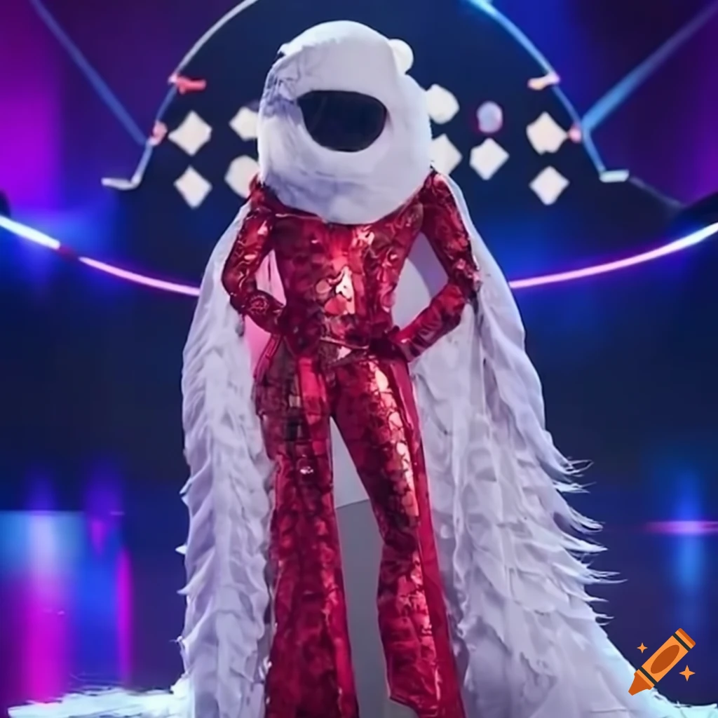 Cia costume on the masked singer on Craiyon