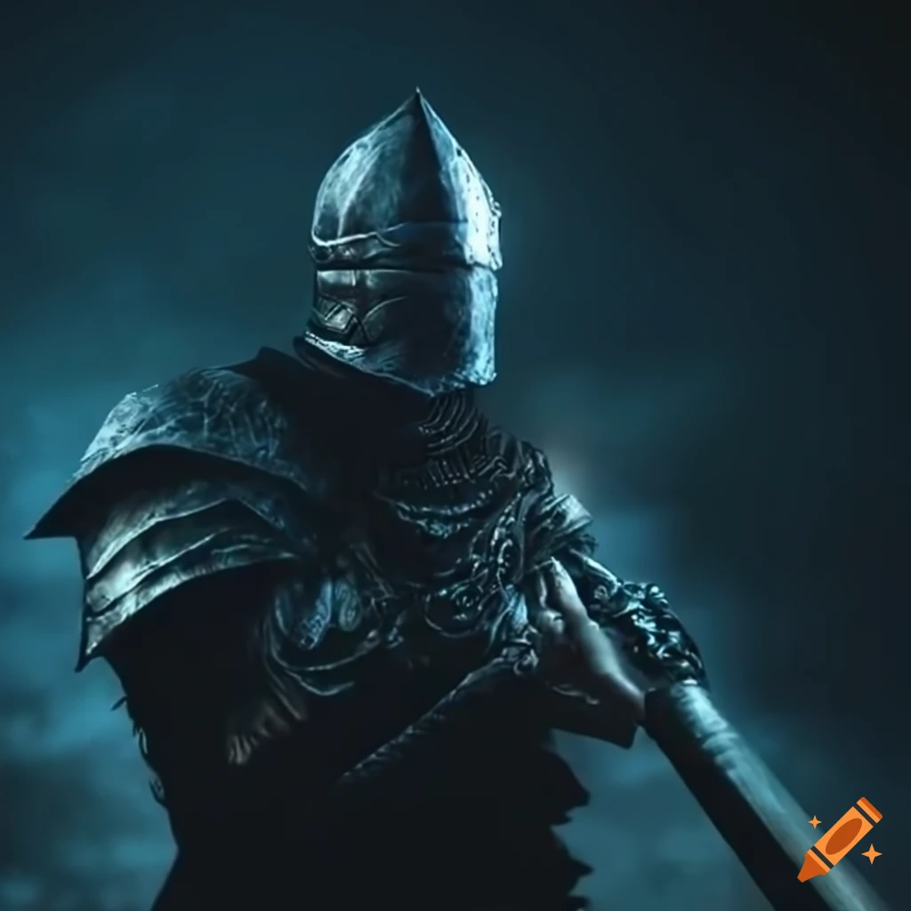 Character from dark souls video game on Craiyon
