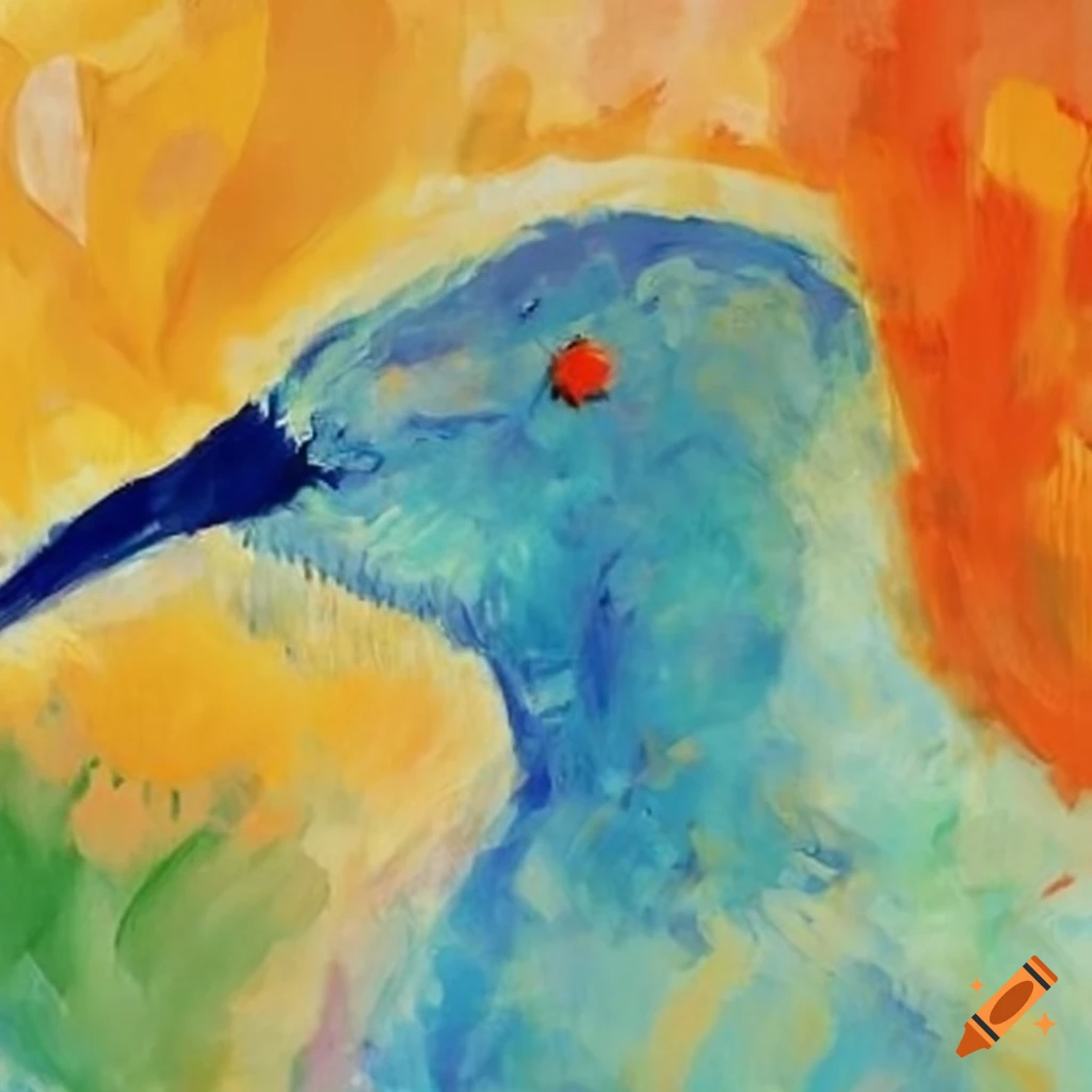Matisse monet bird artwork on Craiyon