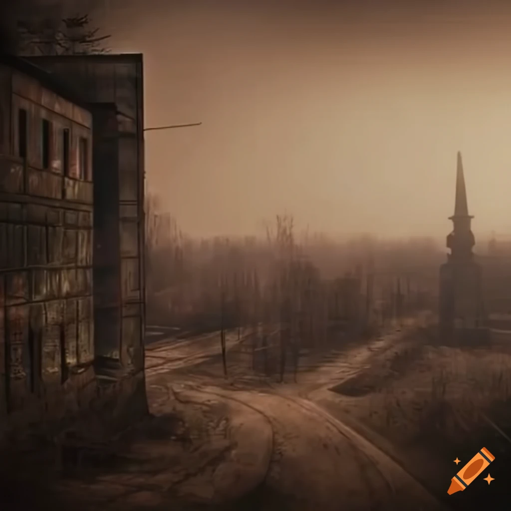 Retrofuturistic 1950's soviet countryside in fallout game universe on ...