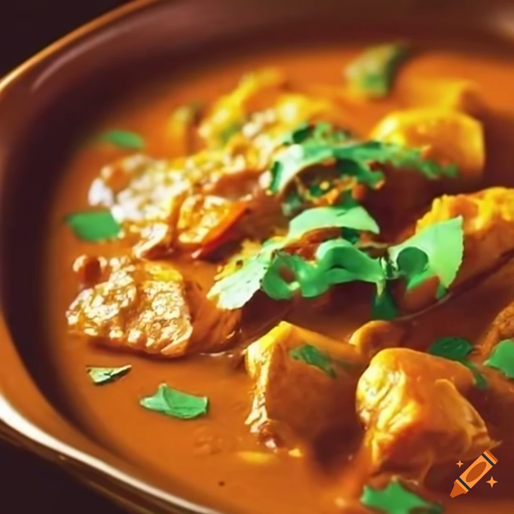 Curry dish on Craiyon