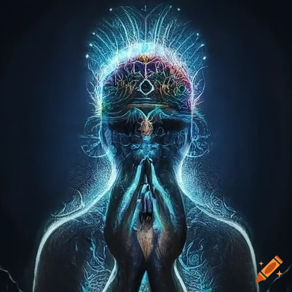 Esoteric unknowable truth carved in mystical material on Craiyon