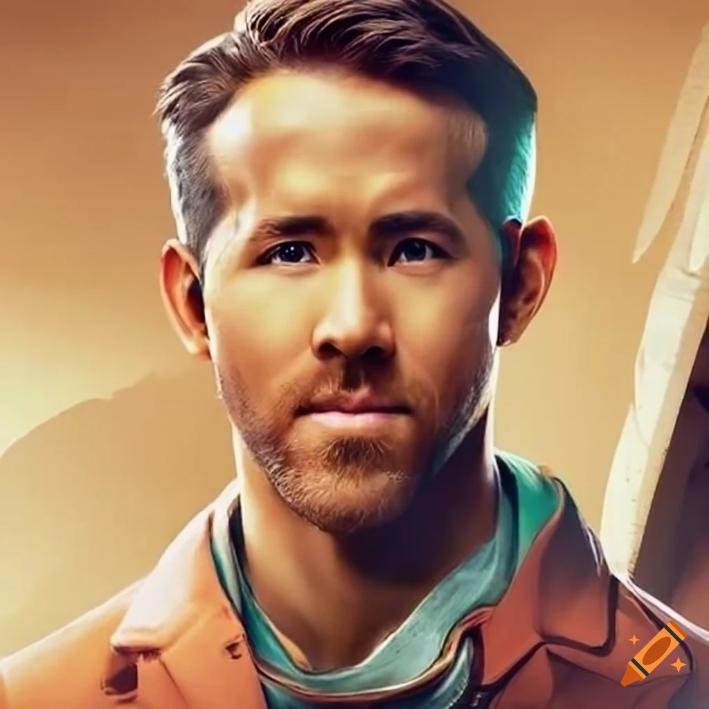 Ryan reynolds with a chinese boy on Craiyon