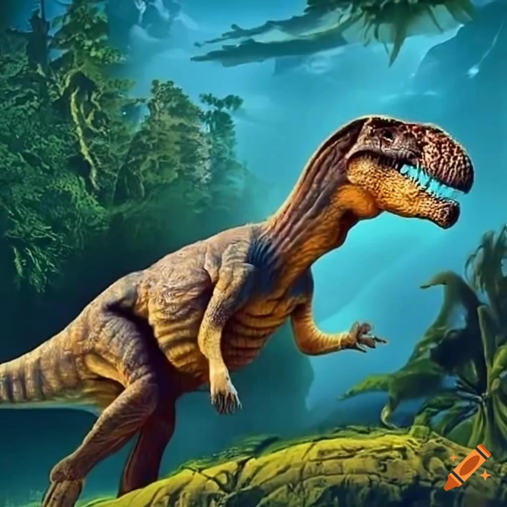 La era mesozoica on Craiyon