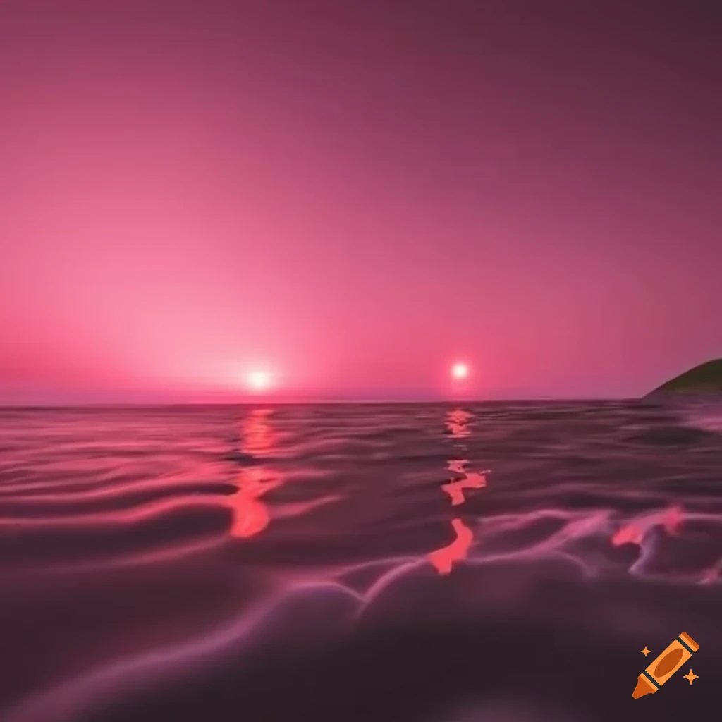 Pink alien oceans of solaris on Craiyon