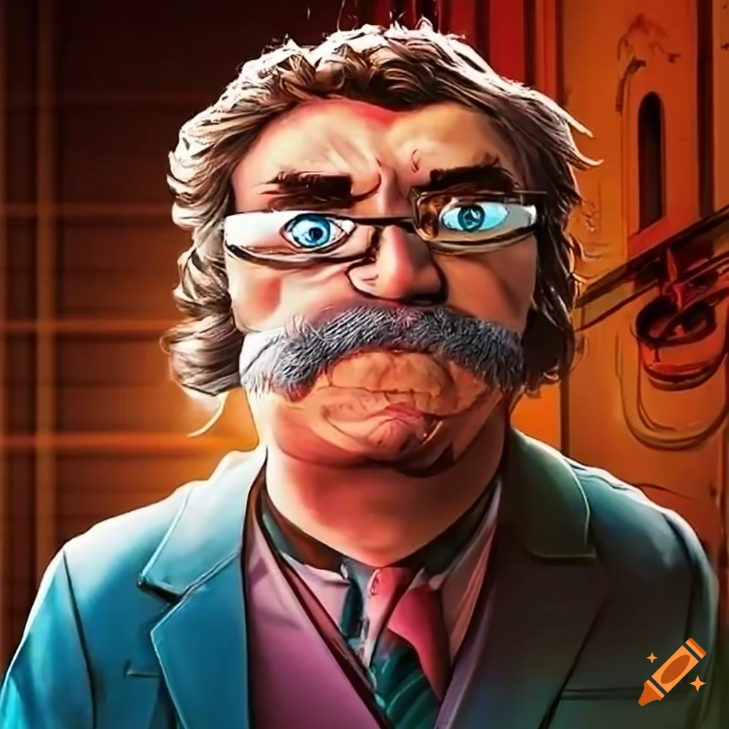 Annoying professor on Craiyon