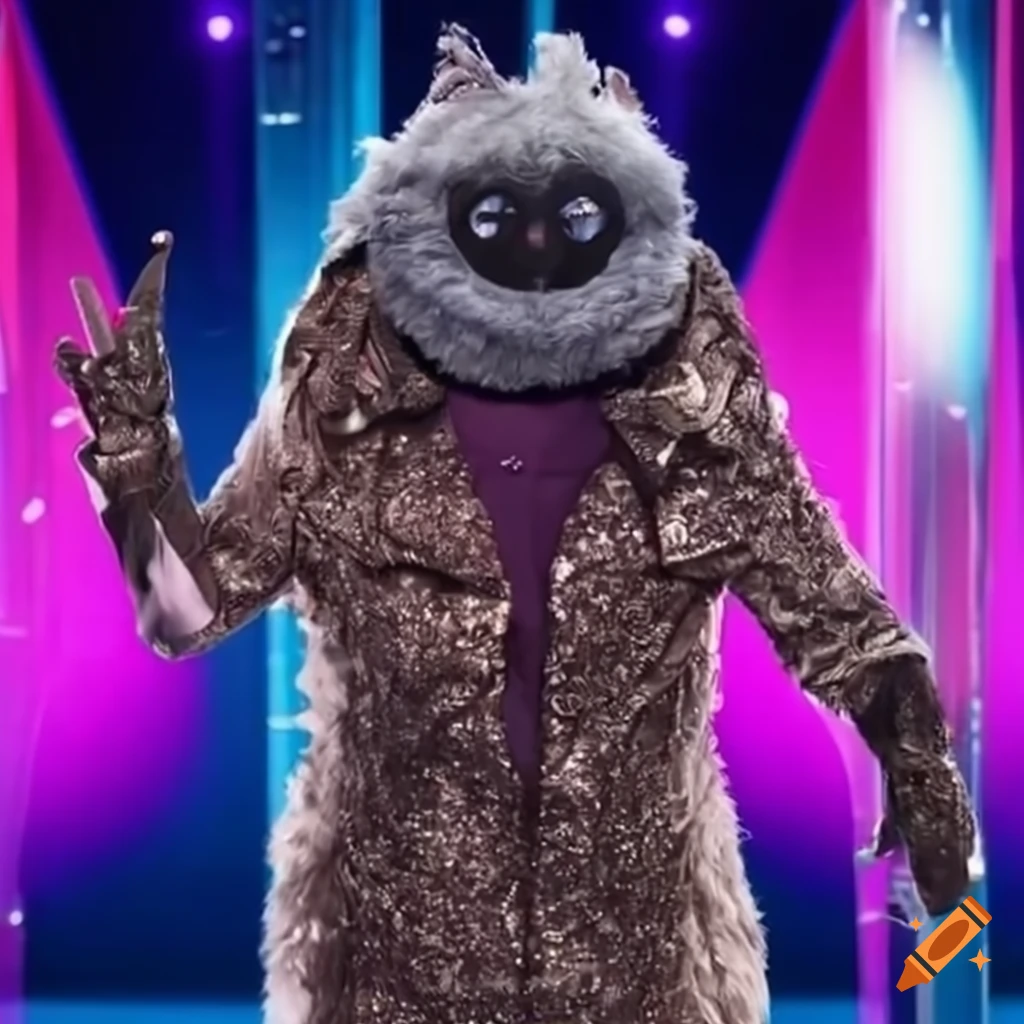 Cia costume on the masked singer on Craiyon