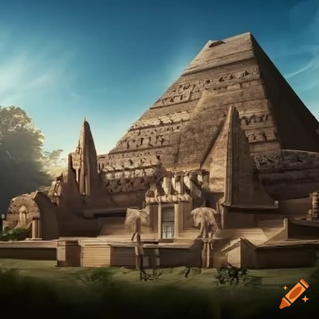 House design inspired by the sphinx on Craiyon