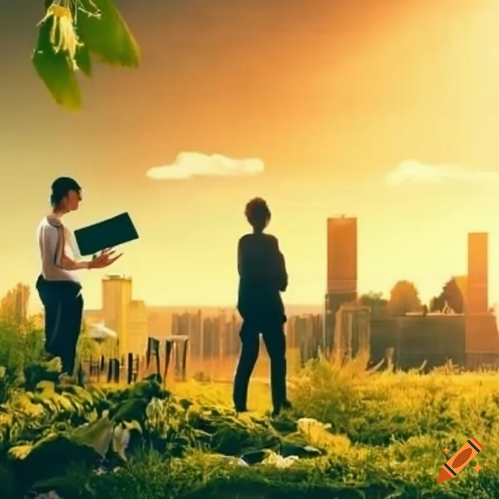 Professional debate on the future of landscape architecture on Craiyon