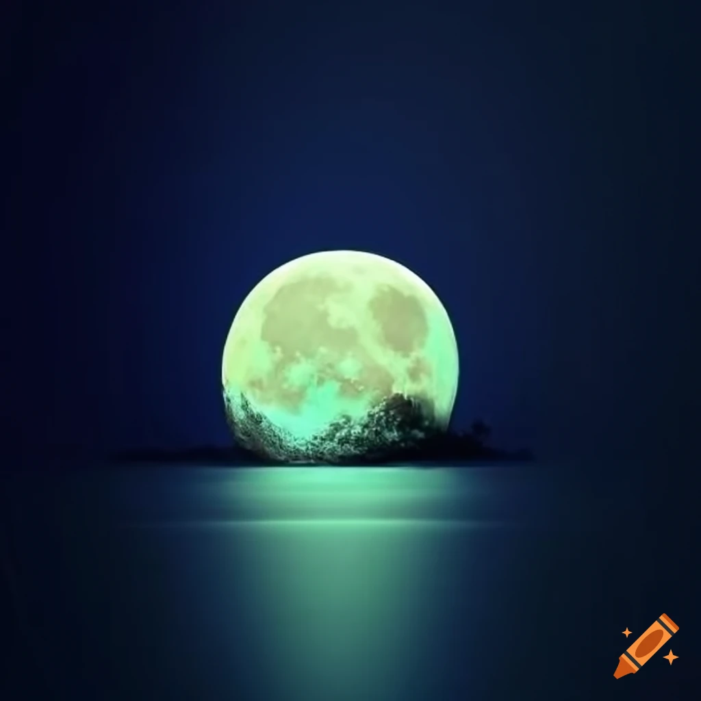 Rainbow moon on Craiyon