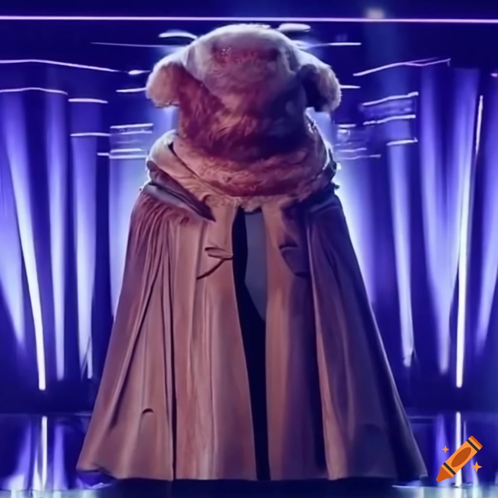 Dune guild navigator costume on the masked singer on Craiyon