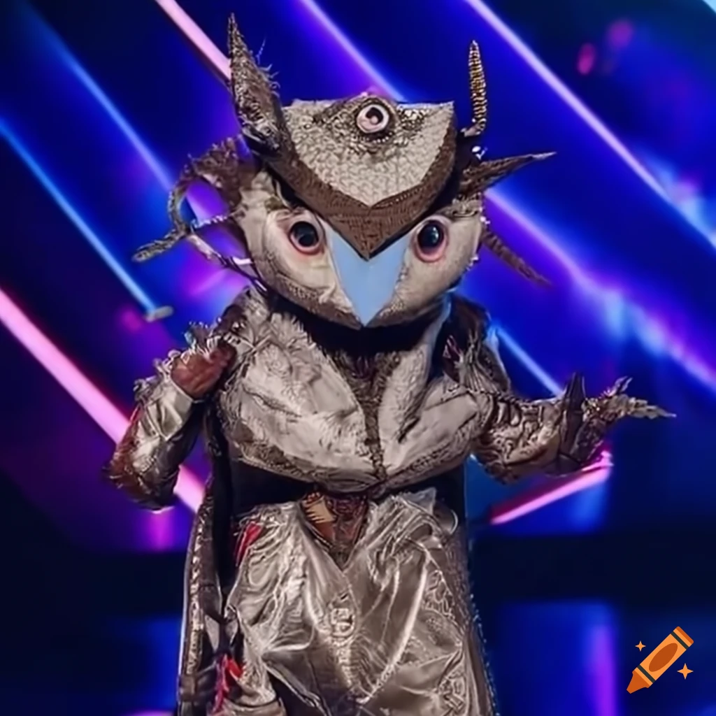 Merkava mark 4 barak costume on the masked singer on Craiyon