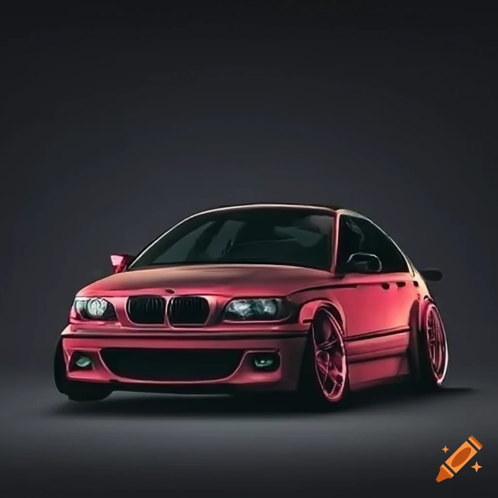 Modern bmw e46 car on Craiyon