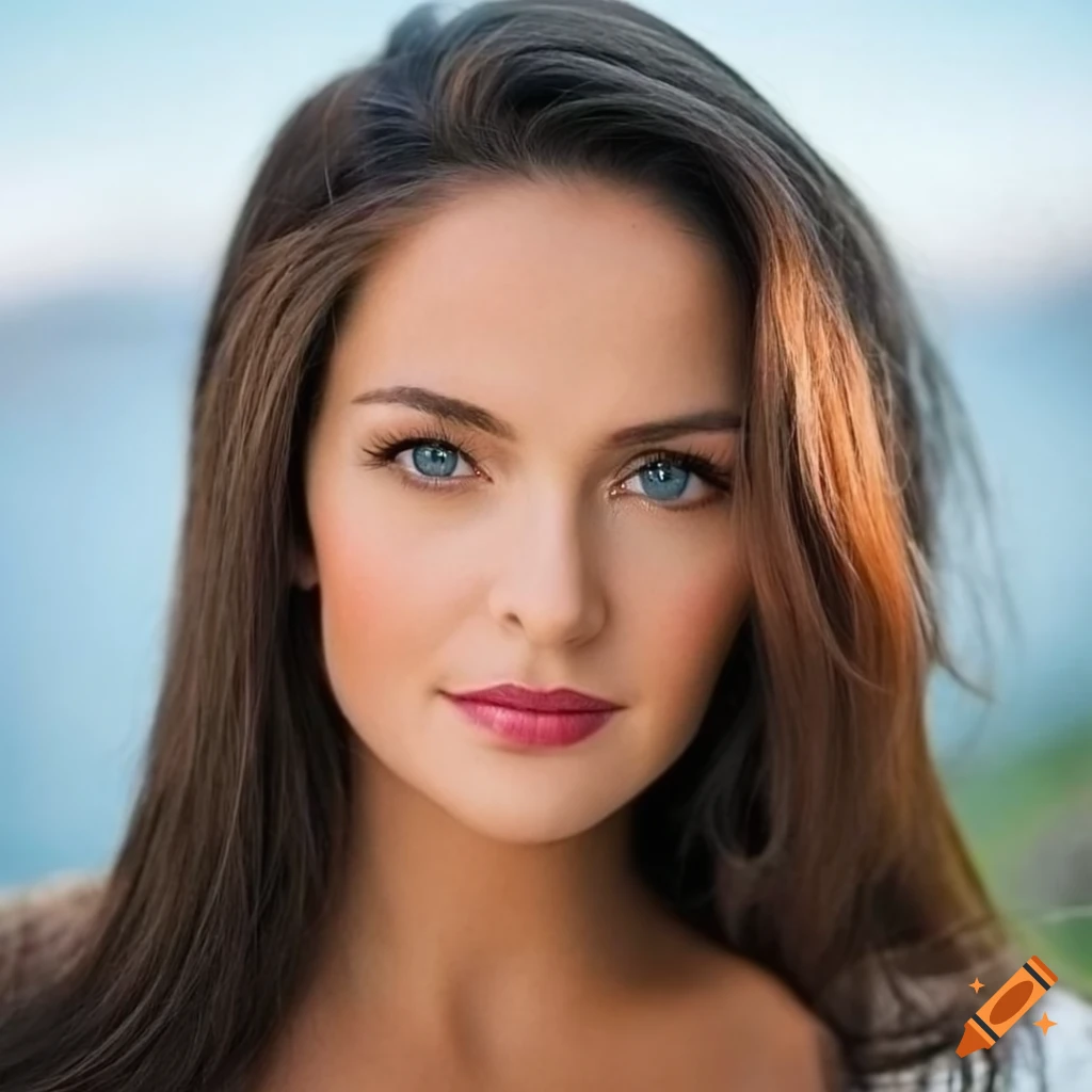 Beautiful german woman making eye contact on Craiyon