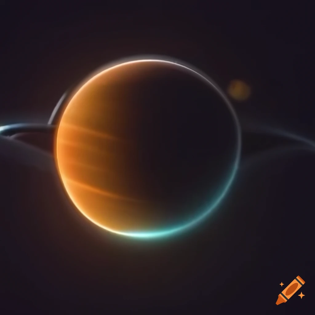 Uranus planet in outer space on Craiyon