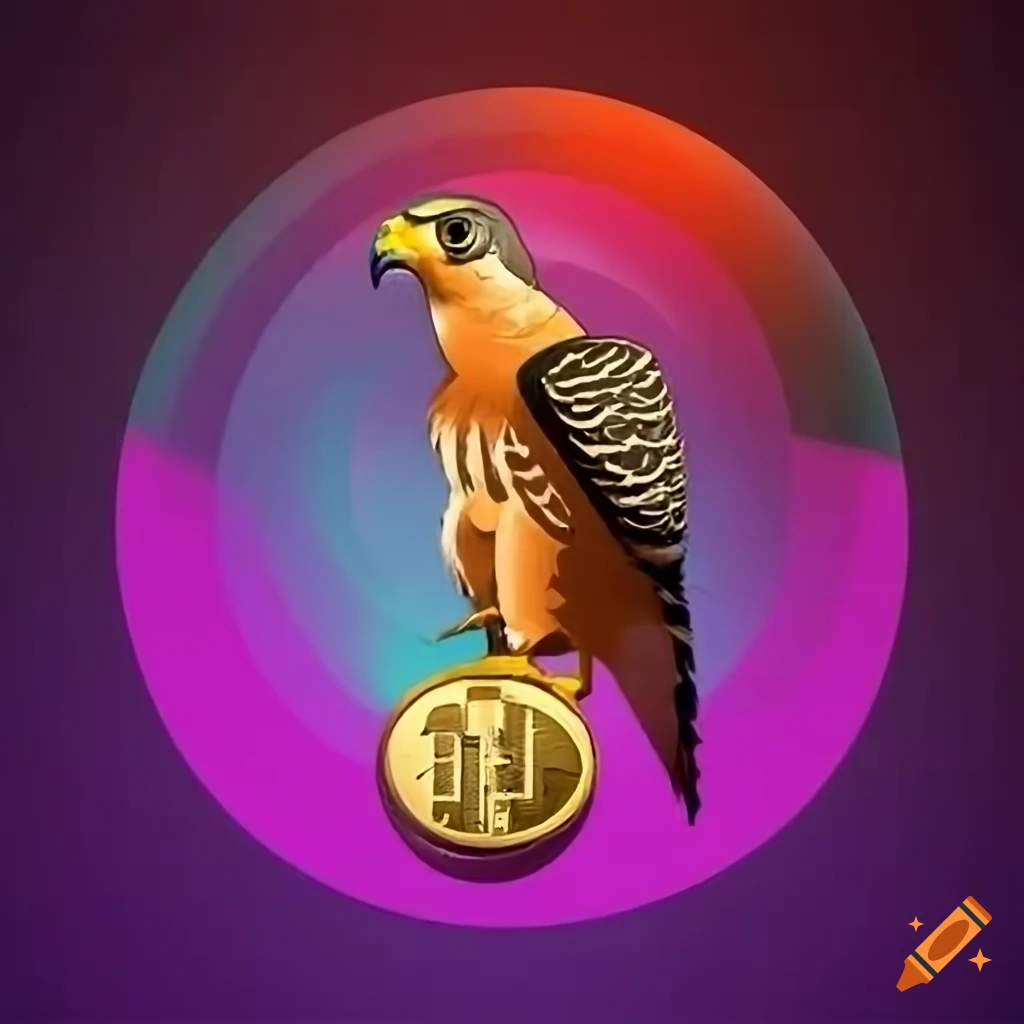 Falcon with crypto on Craiyon