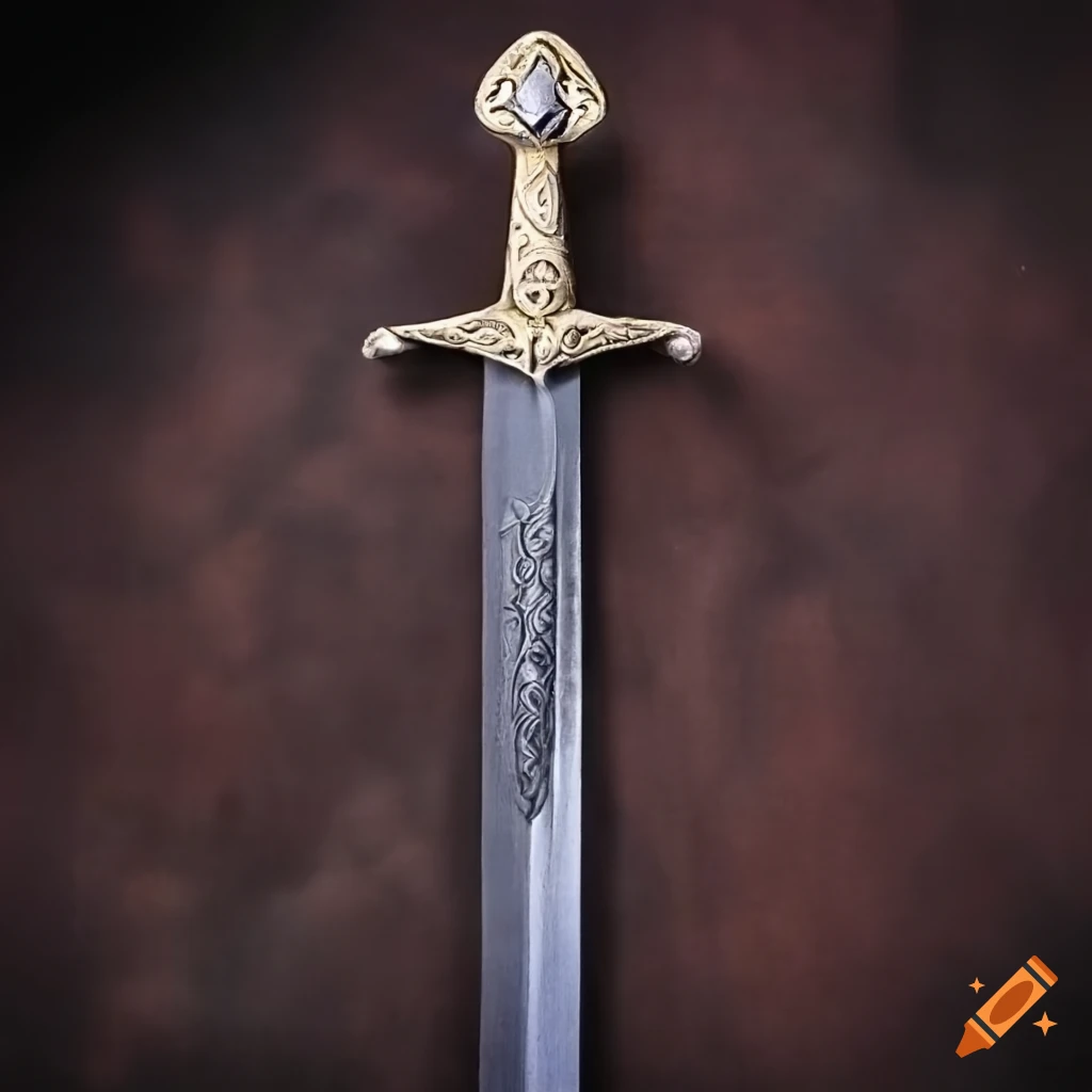 Impressive gothic viking sword believed to be owned by king canute the ...