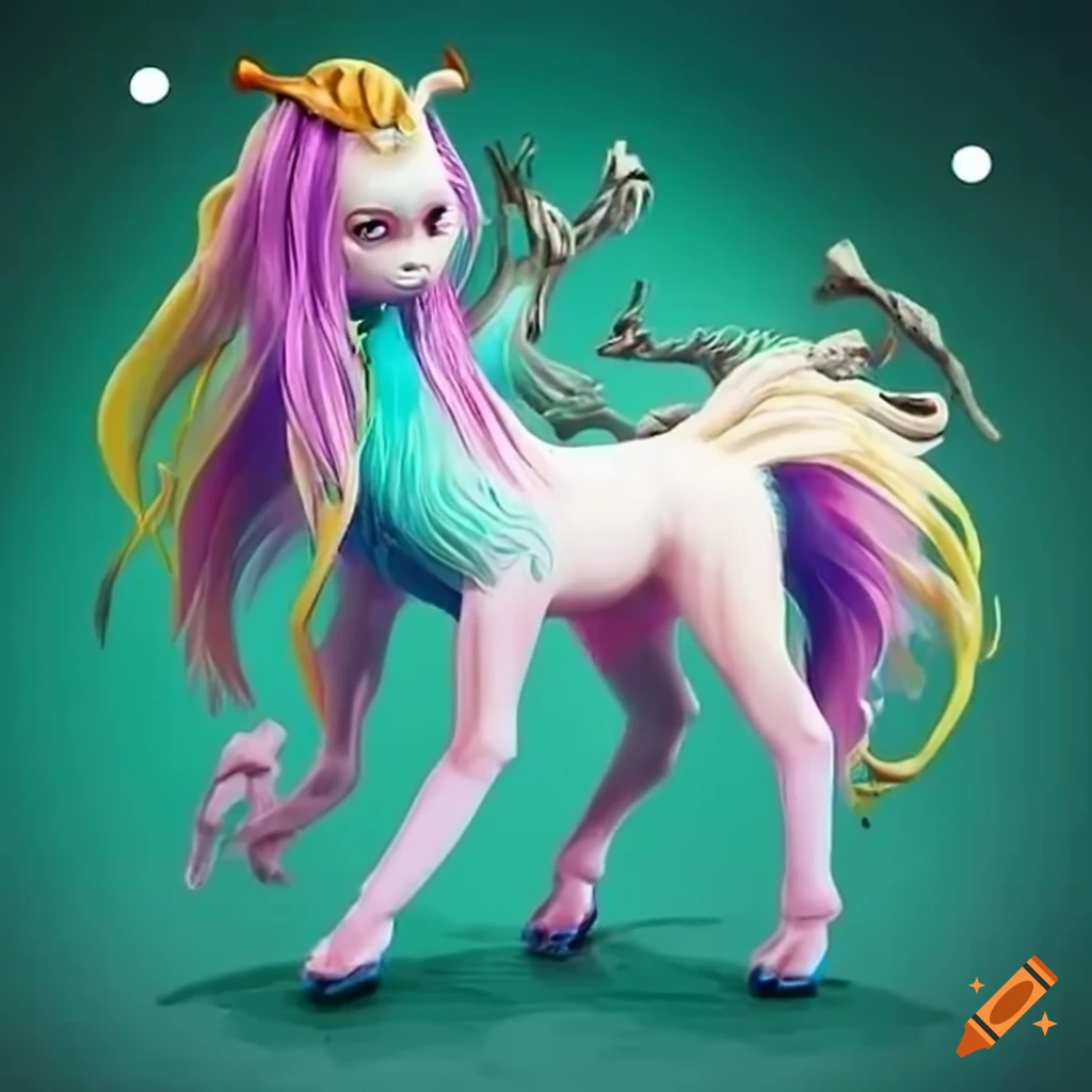 Mythical creatures and a mutant omega mart lemon fruit monster in a ...